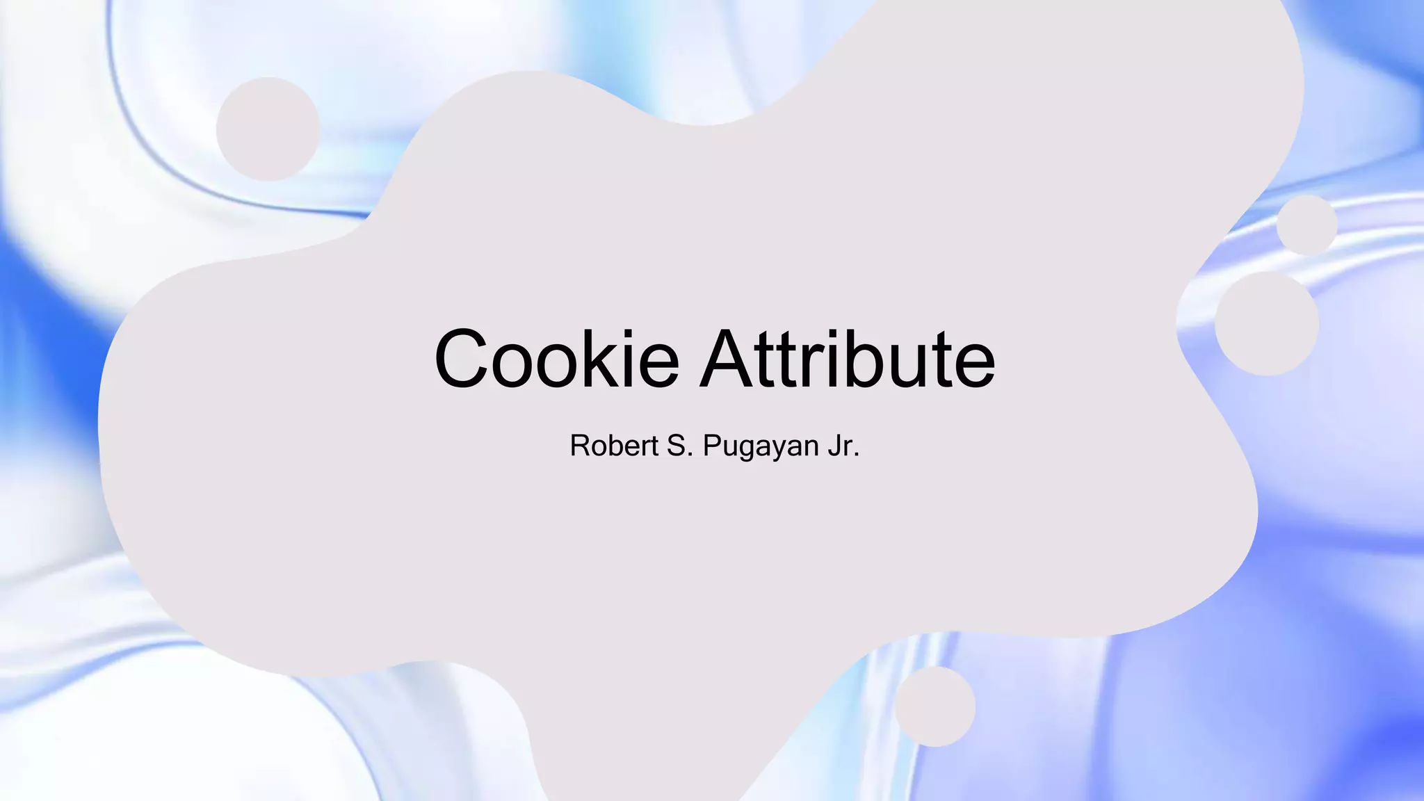 Cookie Attribute Pptx