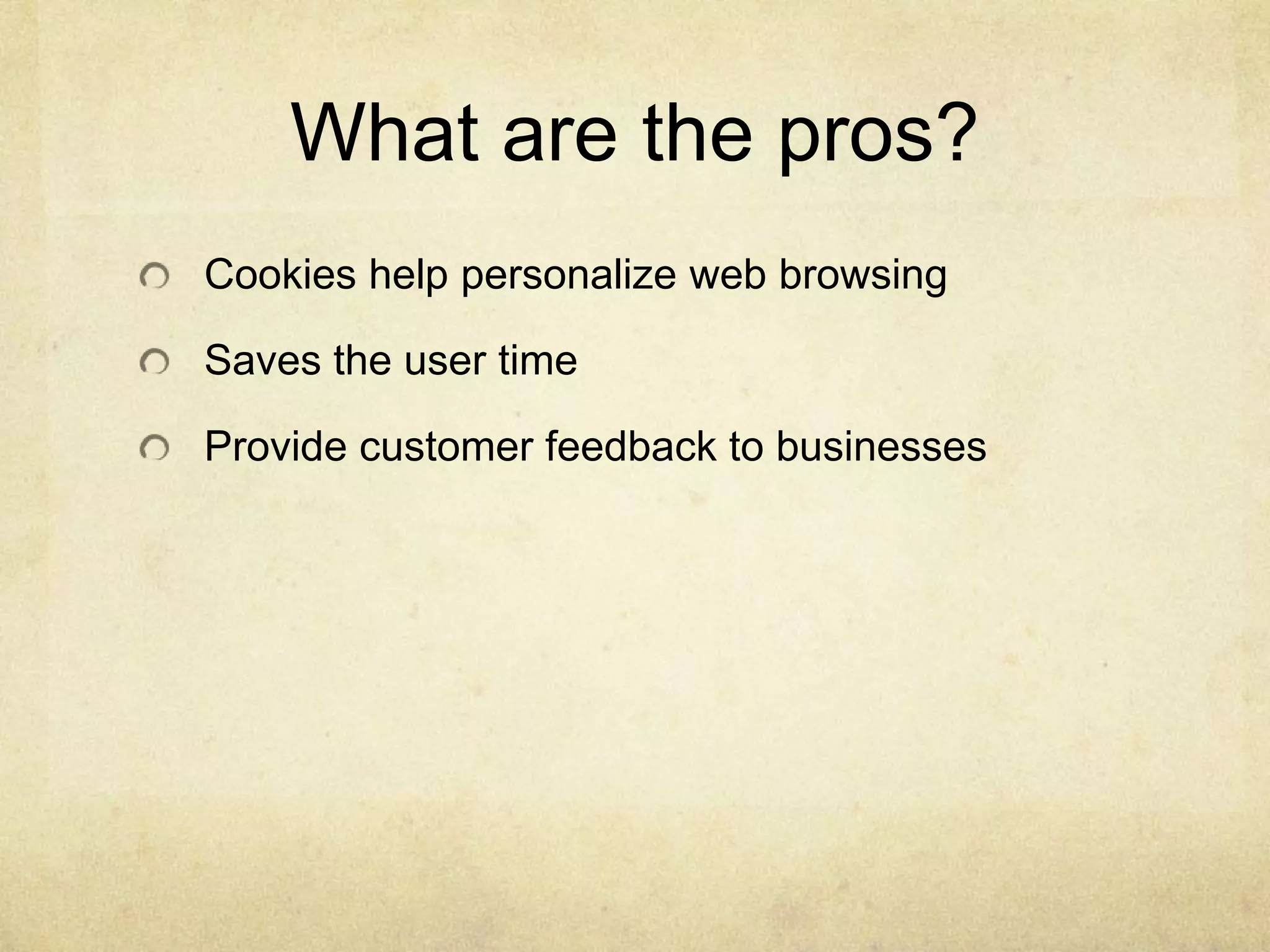 Cookie presentation | PPTX