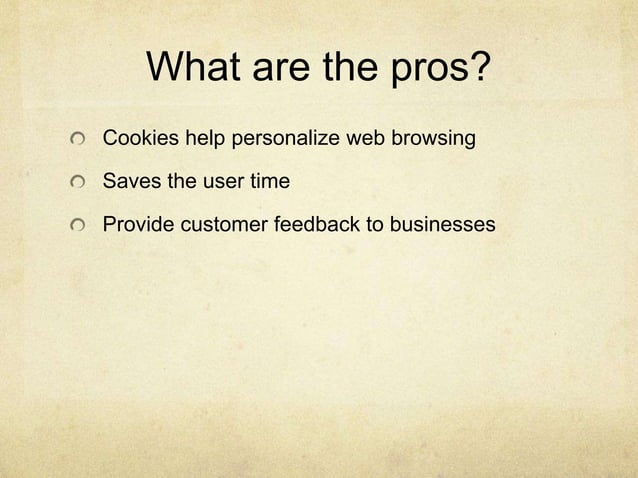 Cookie presentation | PPTX