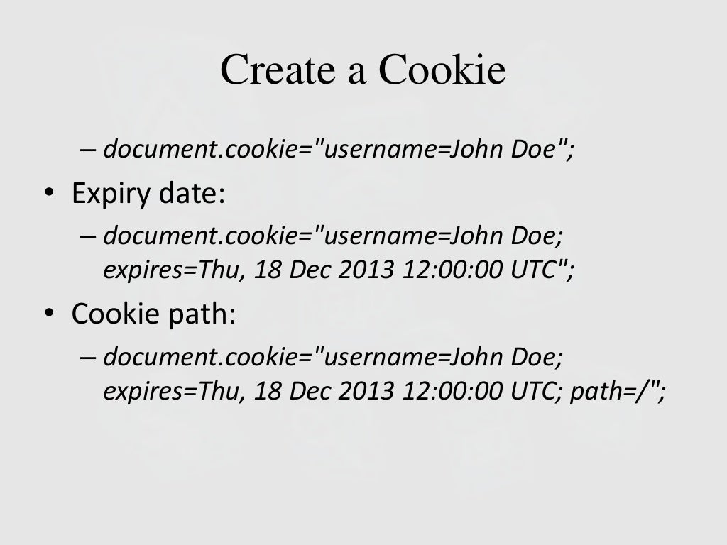 Java Cookies