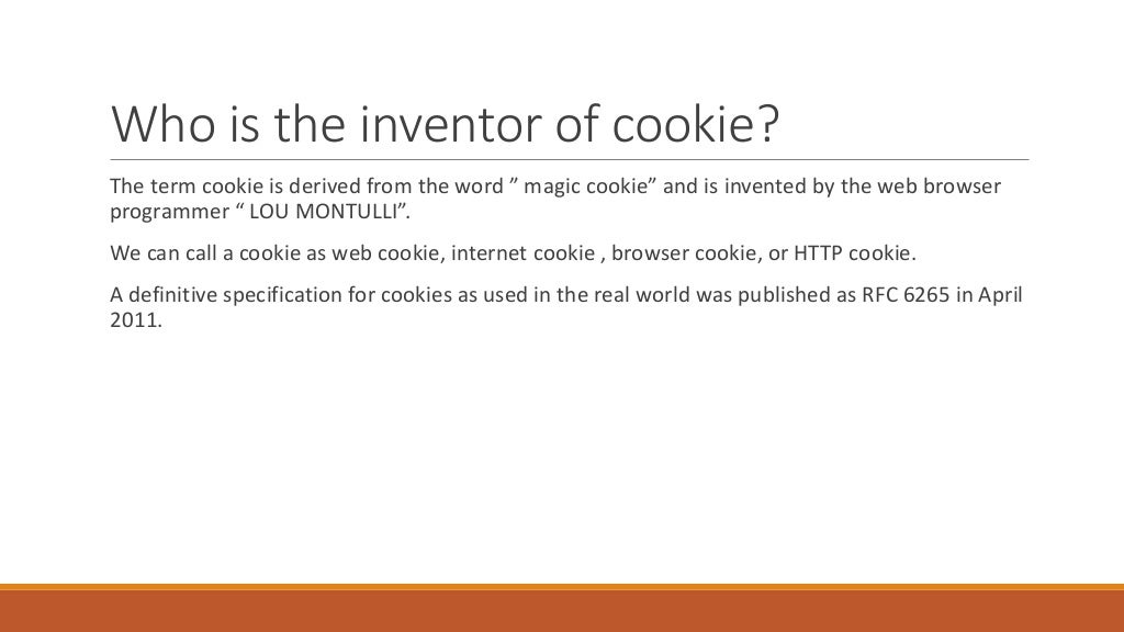 Internet Cookies