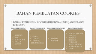 materi pastry bakery kelas xi kuliner "COOKIES".pptx