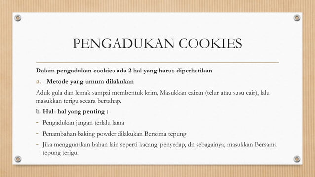 materi pastry bakery kelas xi kuliner "COOKIES".pptx