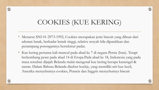 materi pastry bakery kelas xi kuliner "COOKIES".pptx