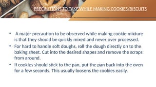 What is cookies and its types in culinary | PPT
