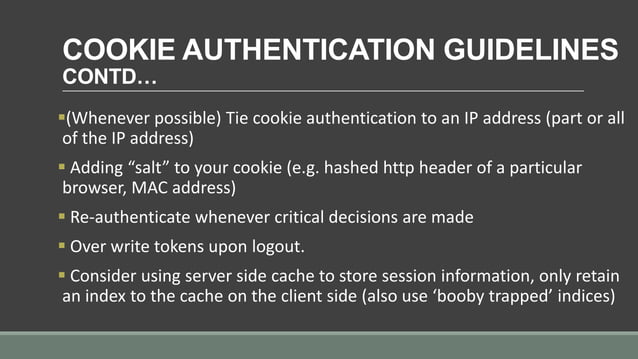 Cookies: HTTP state management mechanism | PPT
