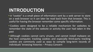 Cookies: HTTP state management mechanism | PPT