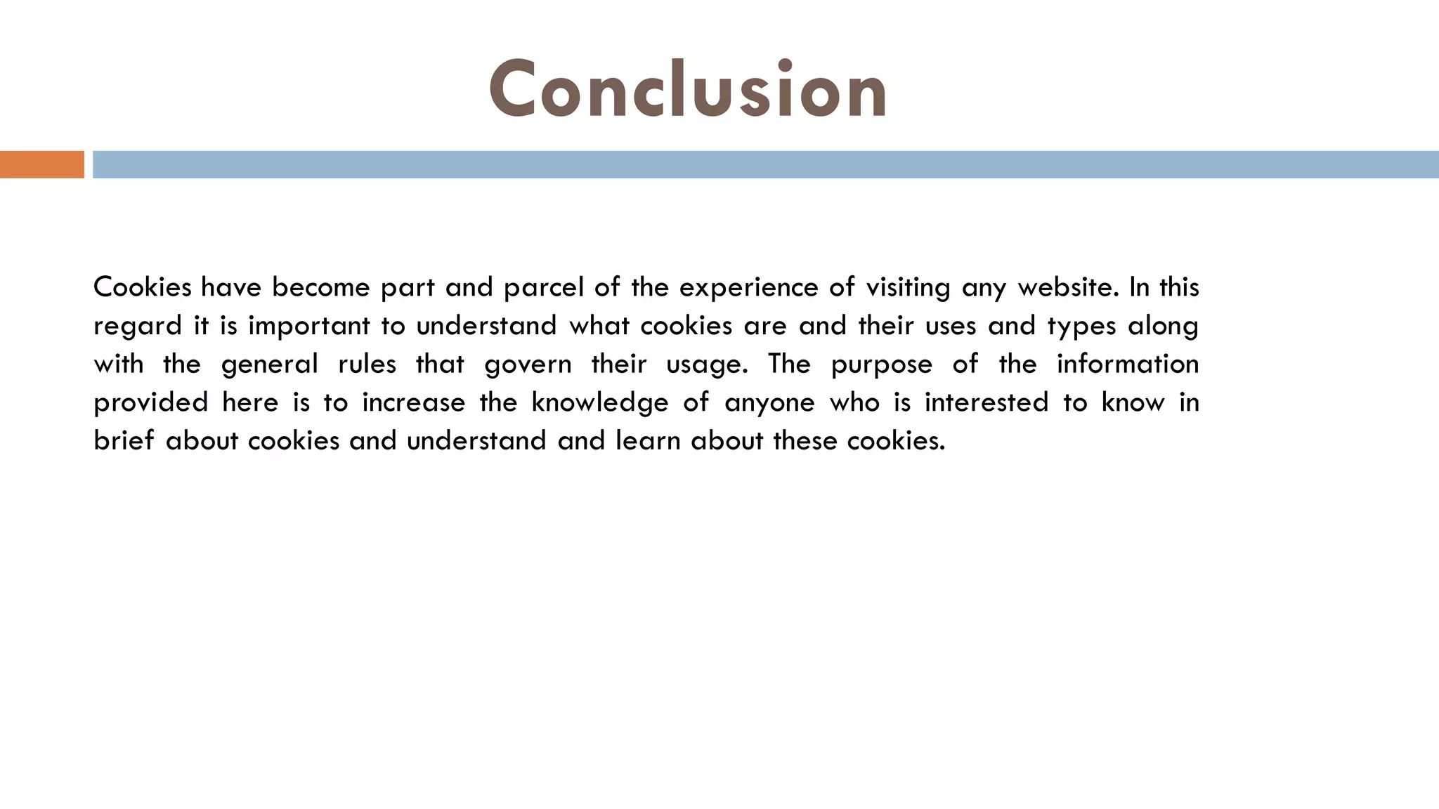 Cookies: A brief Introduction | PPTX