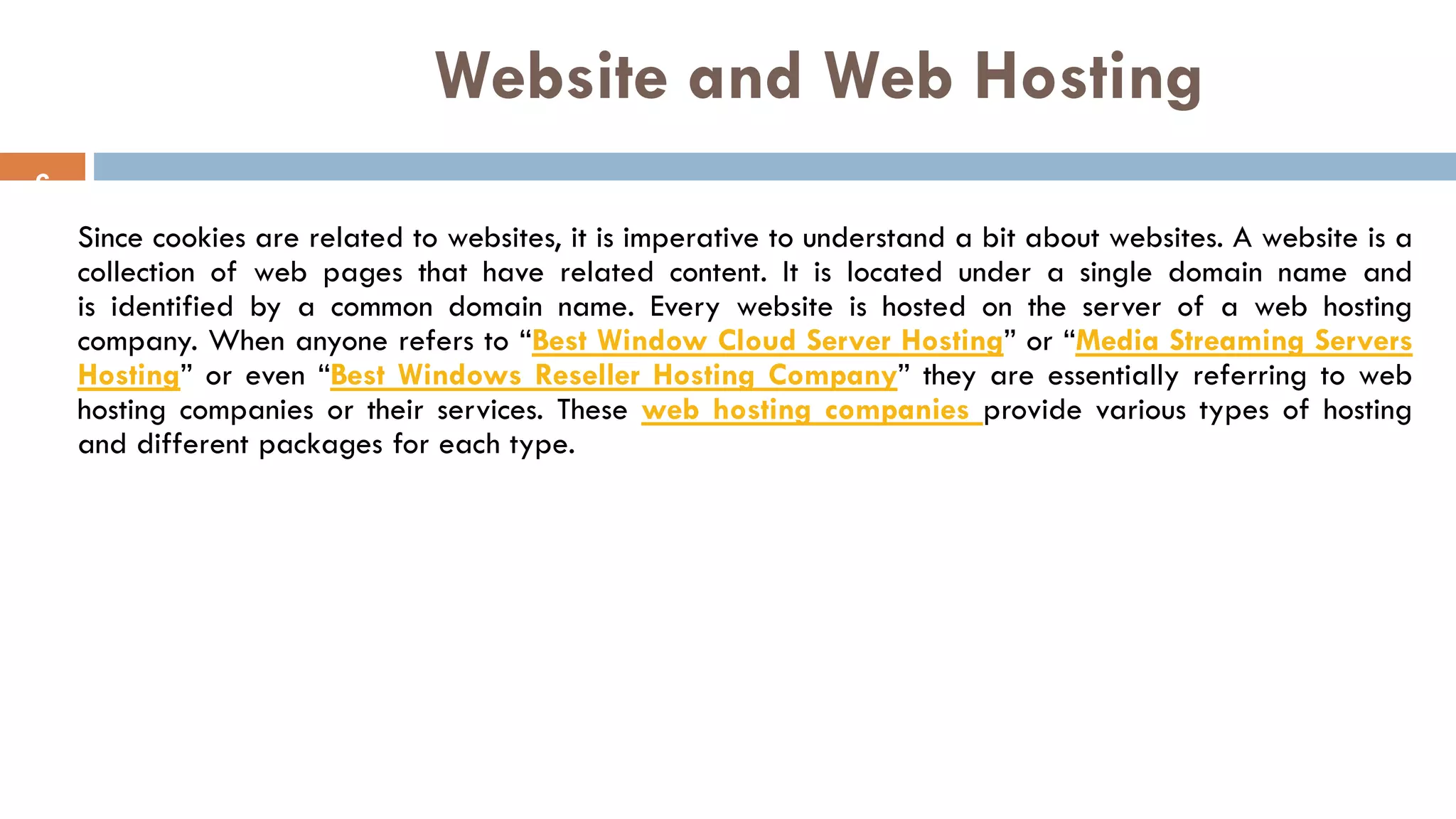 Cookies: A brief Introduction | PPTX