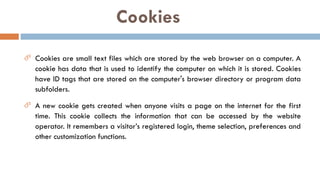 Cookies: A brief Introduction | PPTX