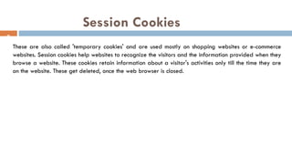 Cookies: A brief Introduction | PPTX