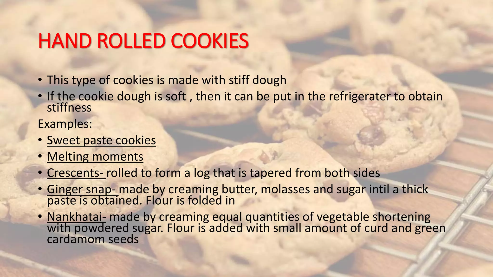 Cookies and biscuits | PPTX