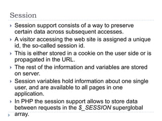 Cookies and sessions | PPTX