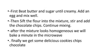 Cookies chocolate chips 2 | PPT