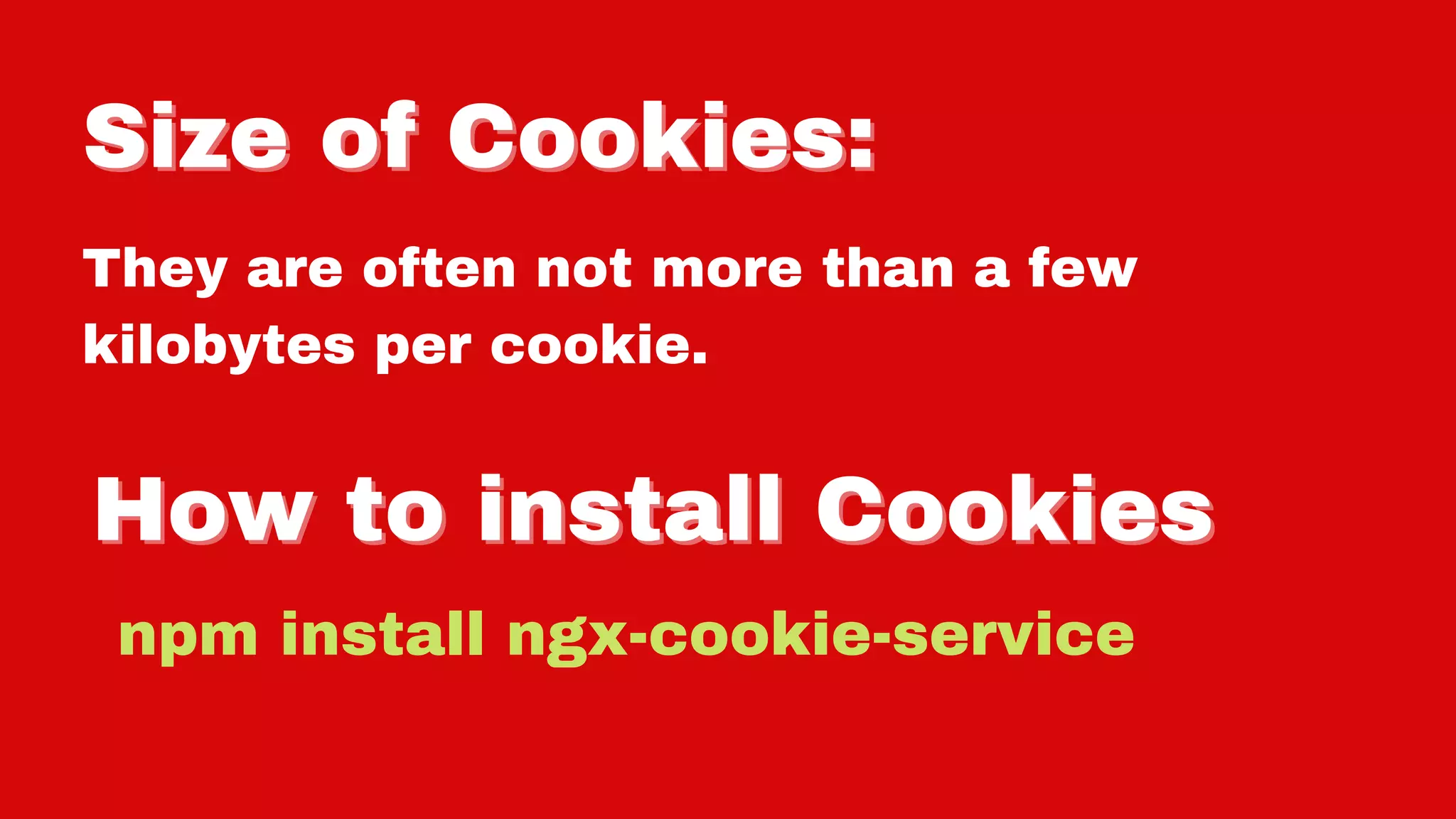 Cookies In Angular Install Cookiesservice Ppt