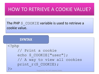 FP512 Cookies sessions | PPT