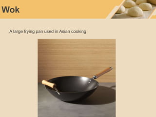 Cooking and Kitchen Vocabulary for ESL | PPTX
