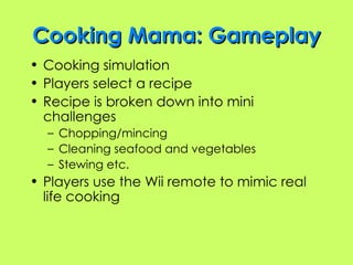 Cooking Mama | PPT