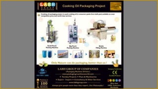 Cooking Oil Packaging Project | PPTX