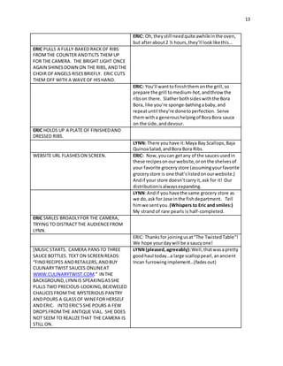 Cooking show-script-for-culinary-twist-format | DOCX