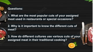 GRADE 10 TLE COOKERY 4TH QUARTER - COOKING TECHNIQUES IN PREPARING MEAT ...