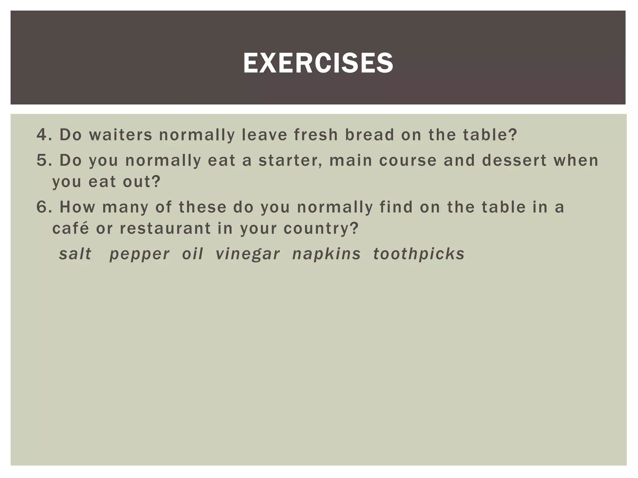 Cooking and Restaurant knowledge.pptx