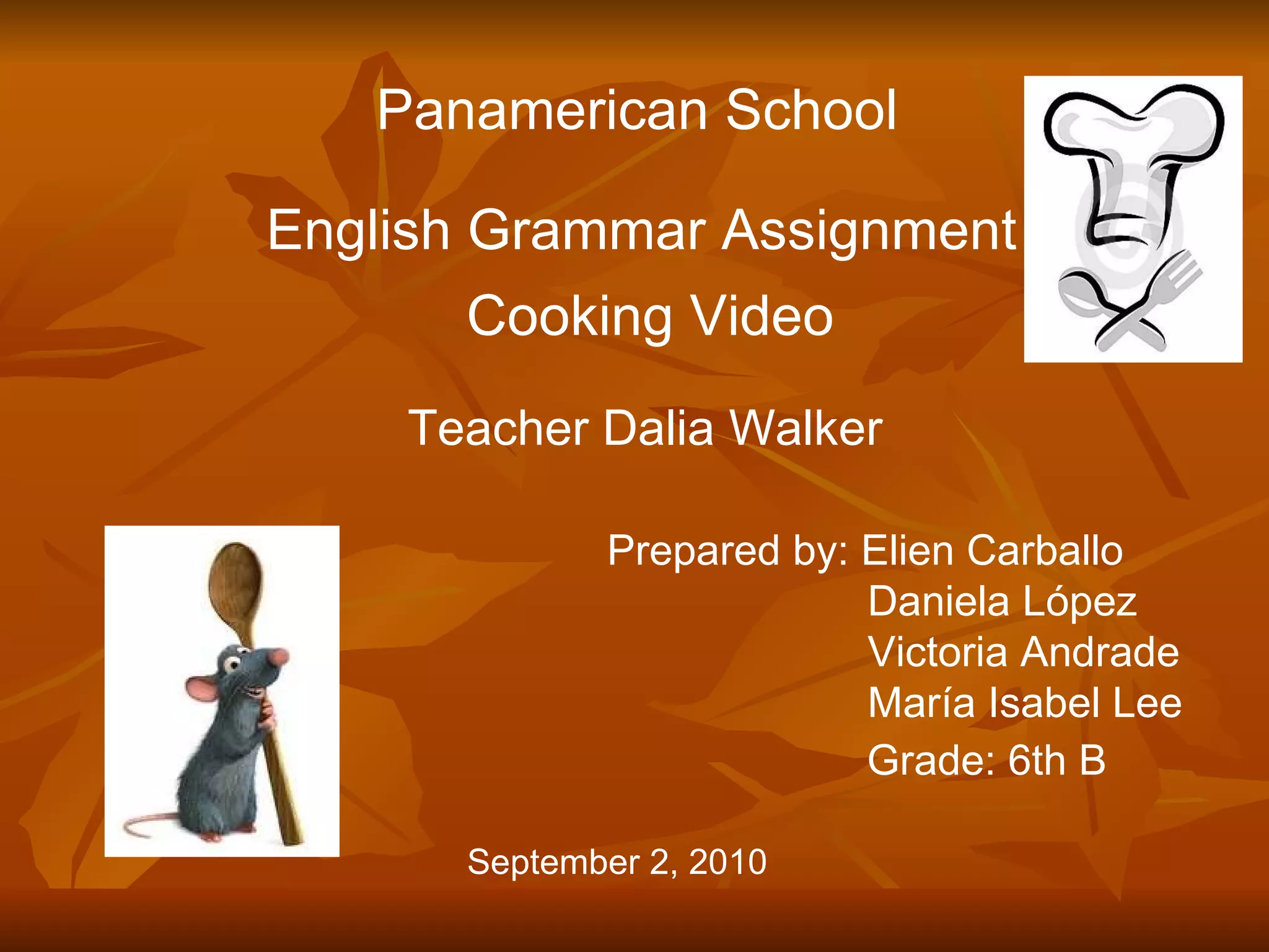 Cooking assignment2 | PPT