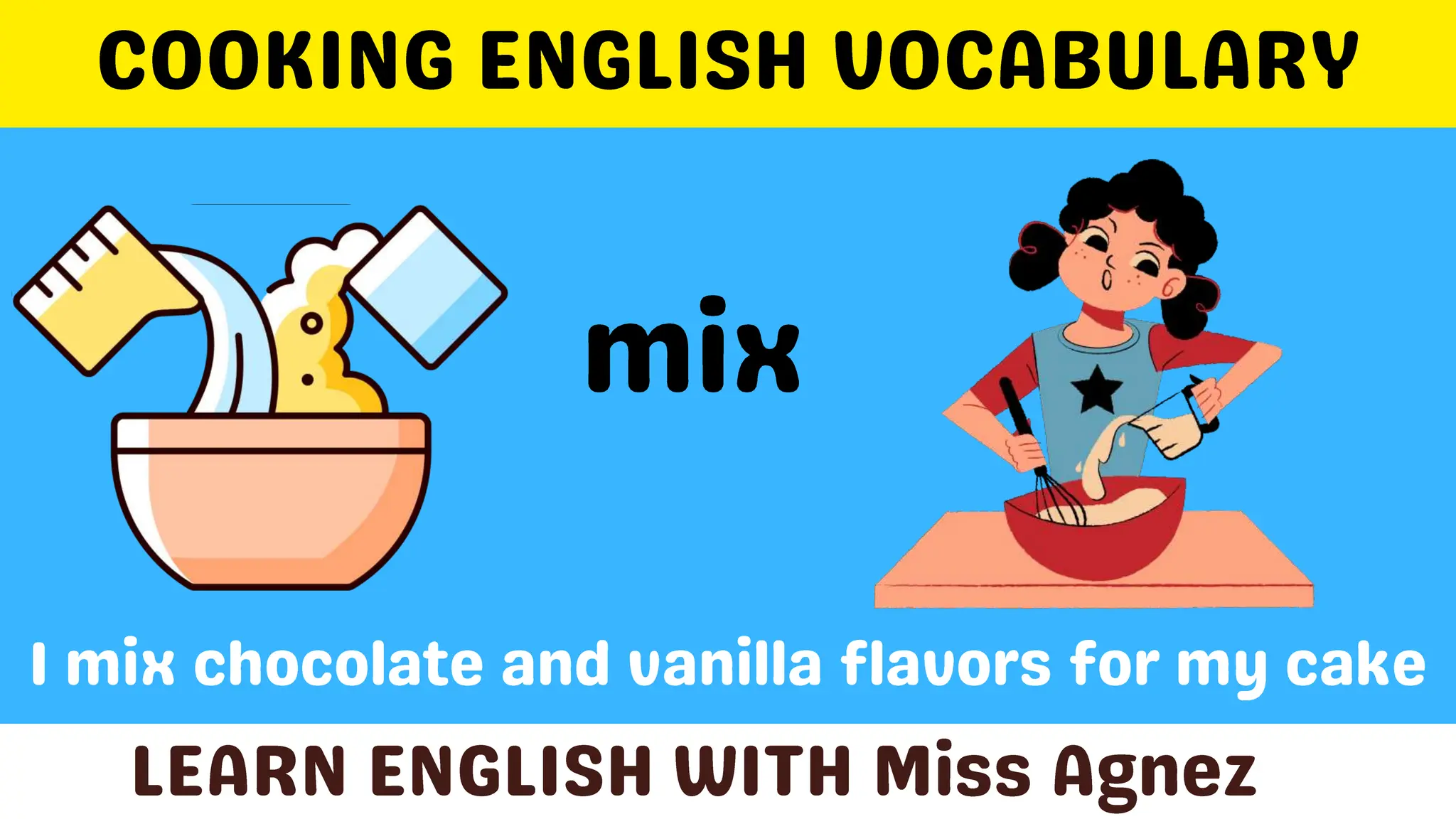 Cooking Vocabulary with Pictures and Sentences | Fun Learning English ...