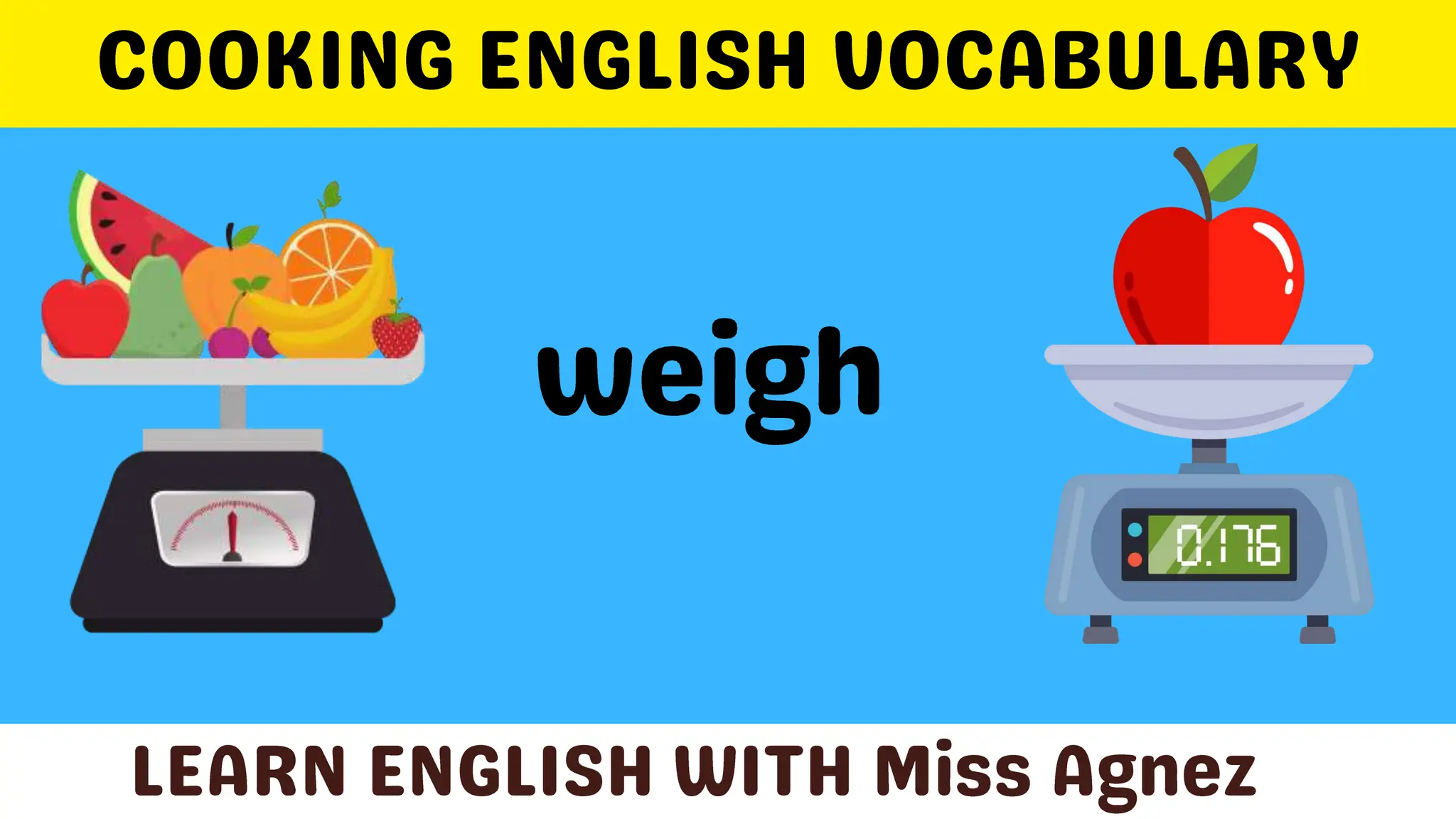 Cooking Vocabulary with Pictures and Sentences | Fun Learning English ...