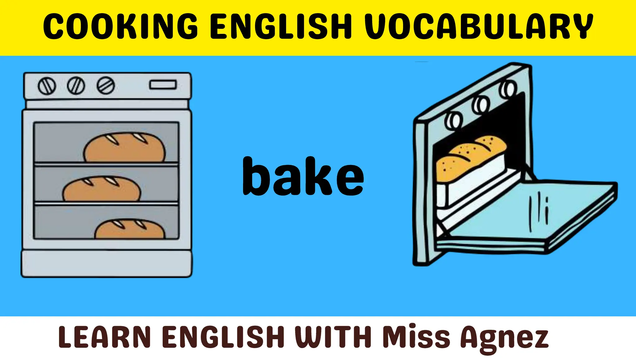 Cooking Vocabulary with Pictures and Sentences | Fun Learning English ...