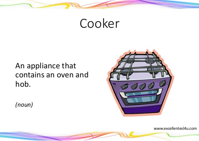 Cooking flashcards