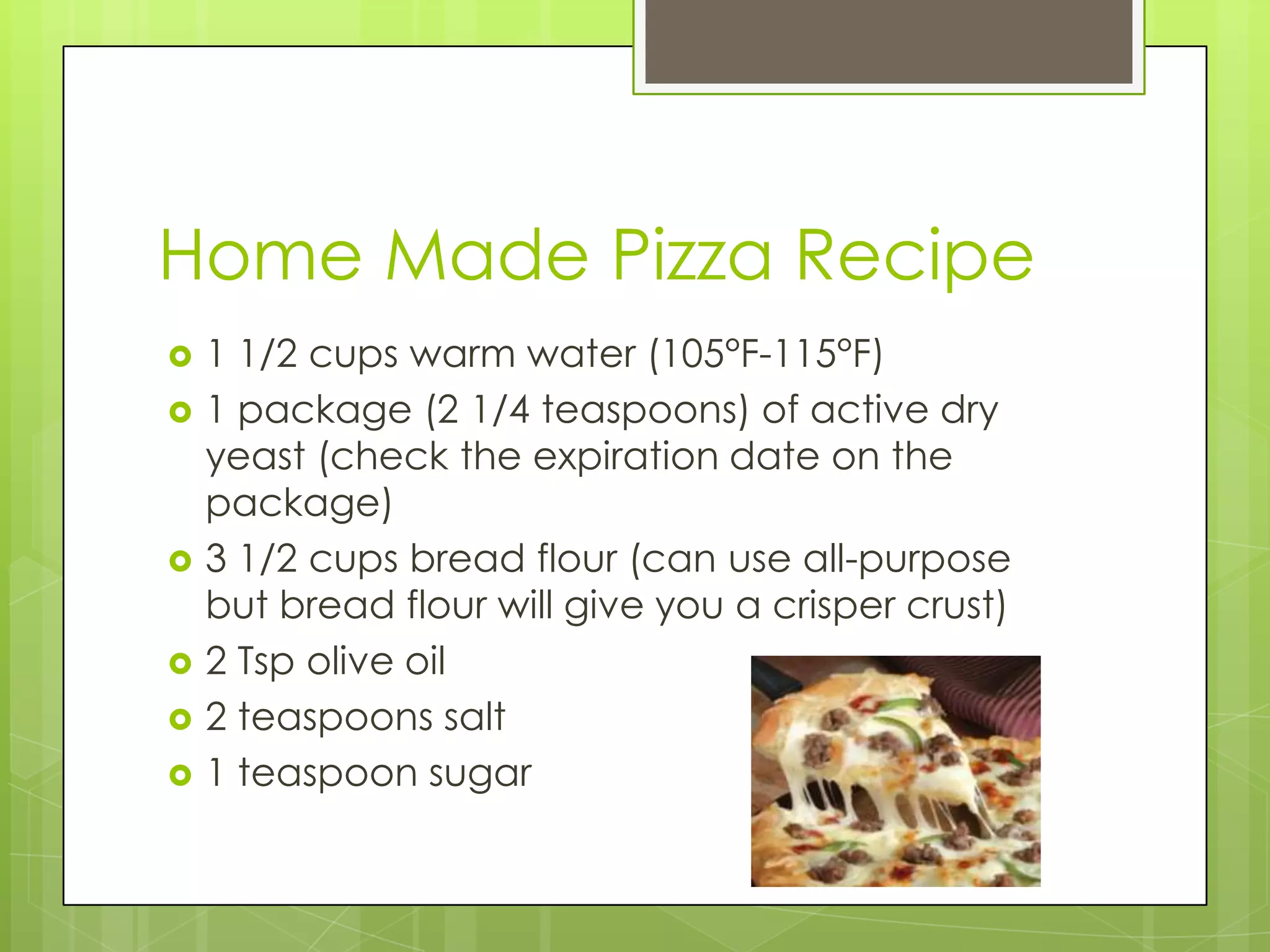 Cooking home made foods | PPTX