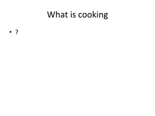Cooking in anime (2015 version) | PPTX