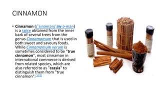 Cooking ingredients | PPTX