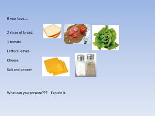 Cooking instructions and kitchen actions | PPTX