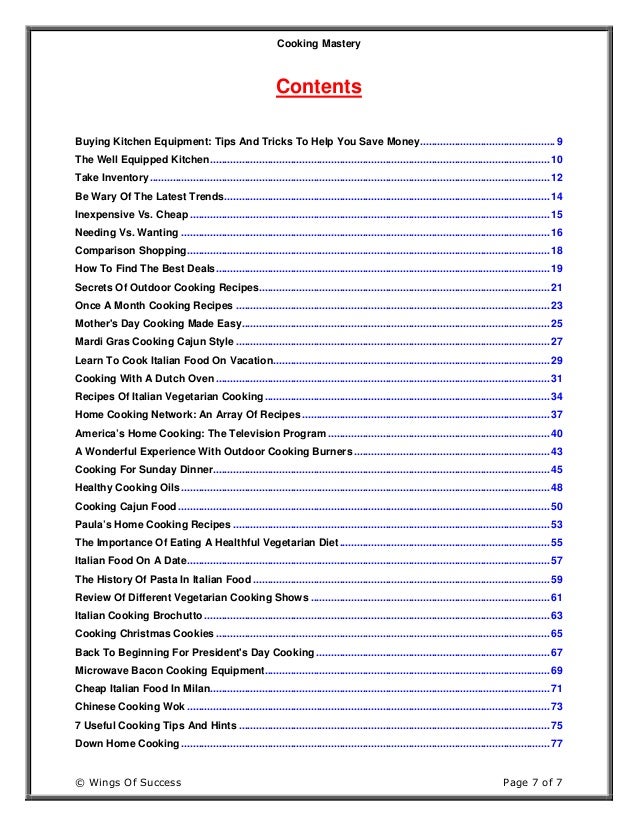 Cooking mastery | PDF | Cooking | Food & Drink