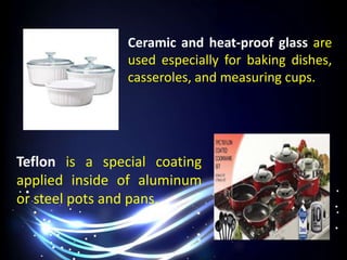 Cooking materials (3) | PPTX