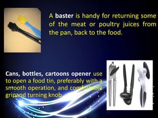 Cooking materials (3) | PPTX