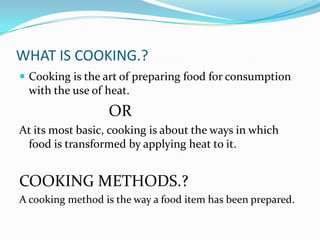Cooking method | PPTX