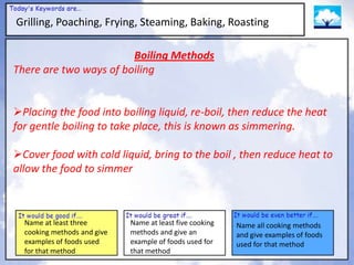 Cooking methods | PPTX