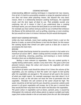 Cooking methods | PDF