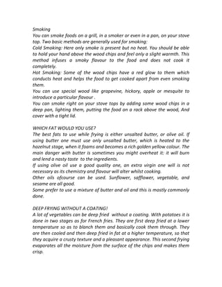 Cooking methods | PDF