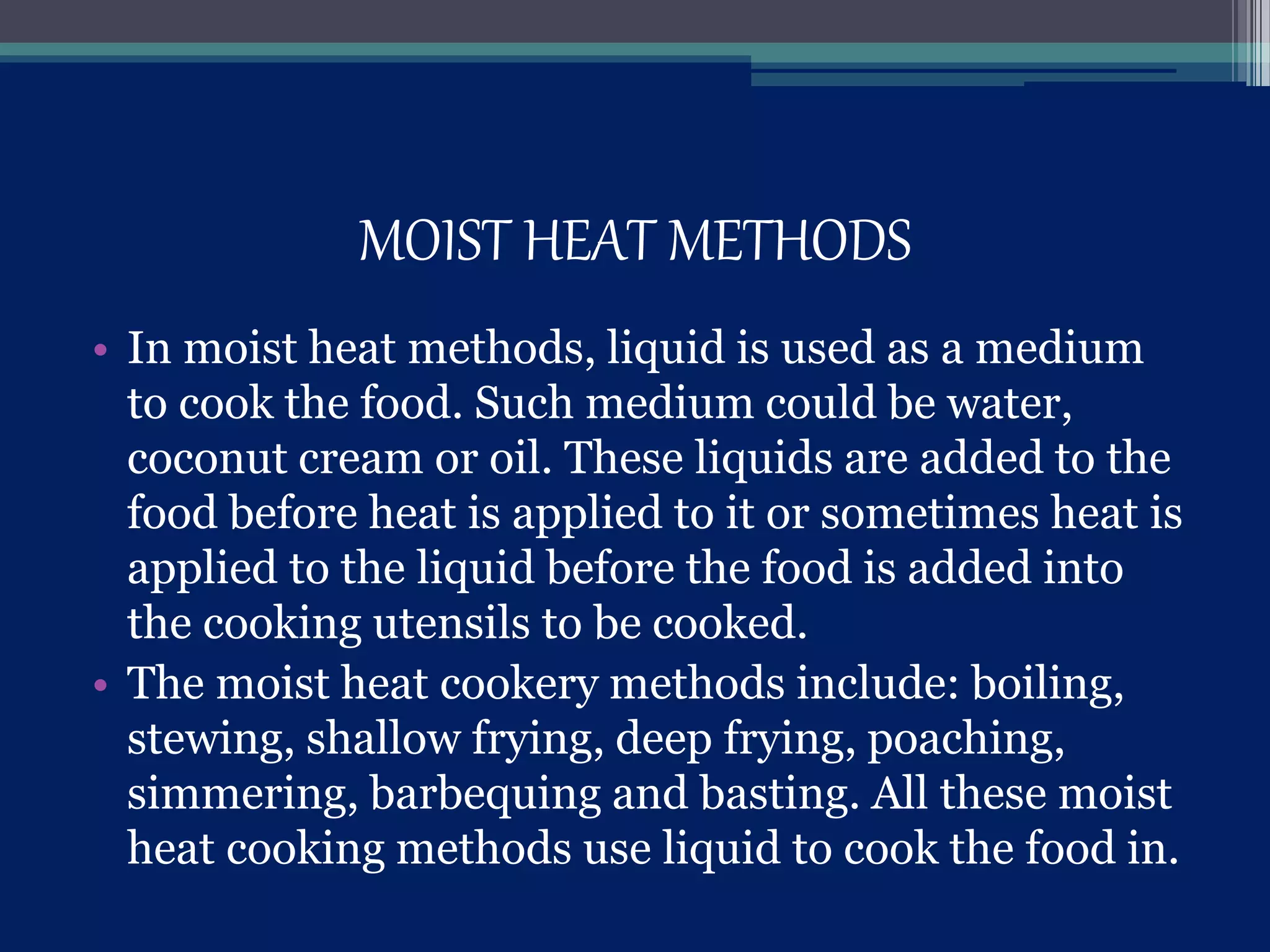 Cooking methods | PPTX