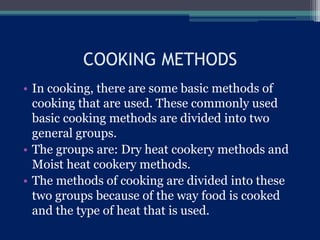 Cooking methods | PPTX