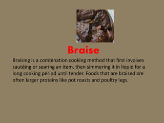 Cooking methods | PPTX