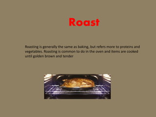Cooking methods | PPTX