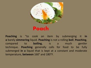 Cooking methods | PPTX