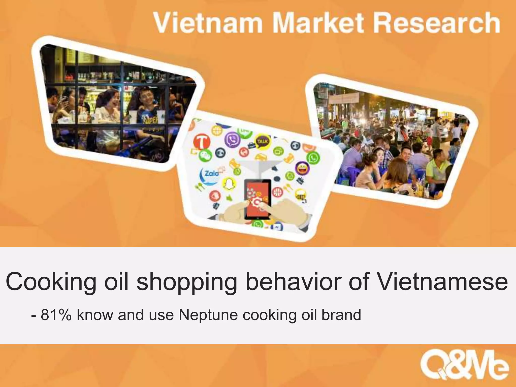 Cooking oil shopping behavior of vietnamese en | PPTX