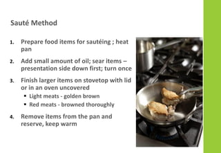 Sauteing and Stir Frying: https://www.facebook.com/delhindra/ | PDF