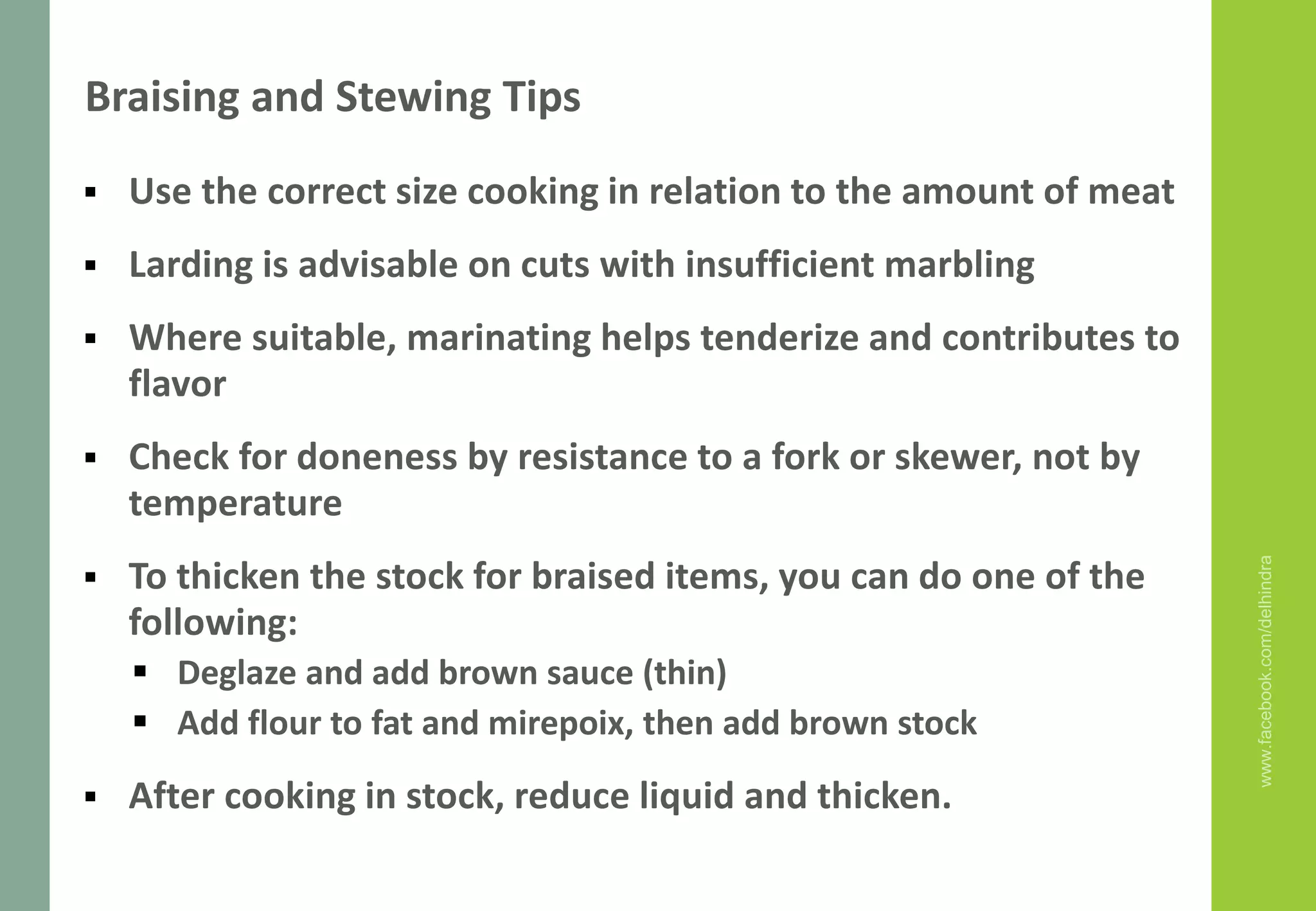 Braising and Stewing: www.chefqtrainer.blogspot.com